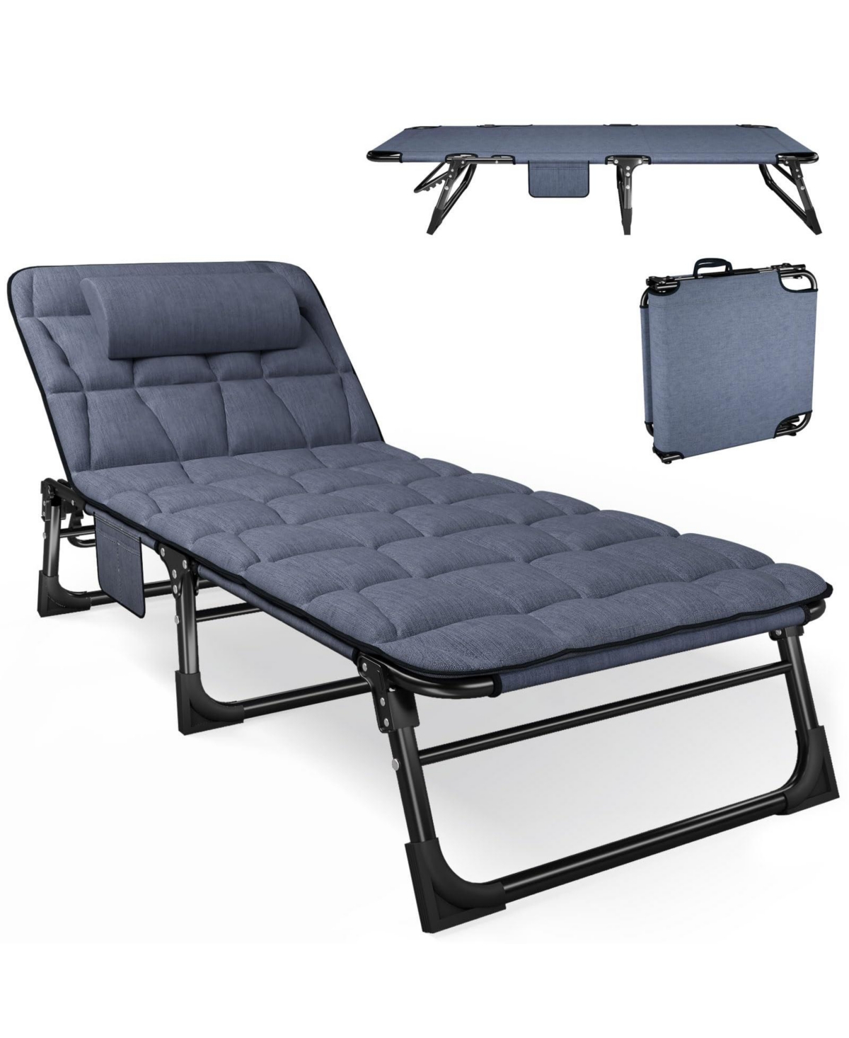 Click here for Piscifun Adjustable Folding Camping Lounger Bed Wi... prices