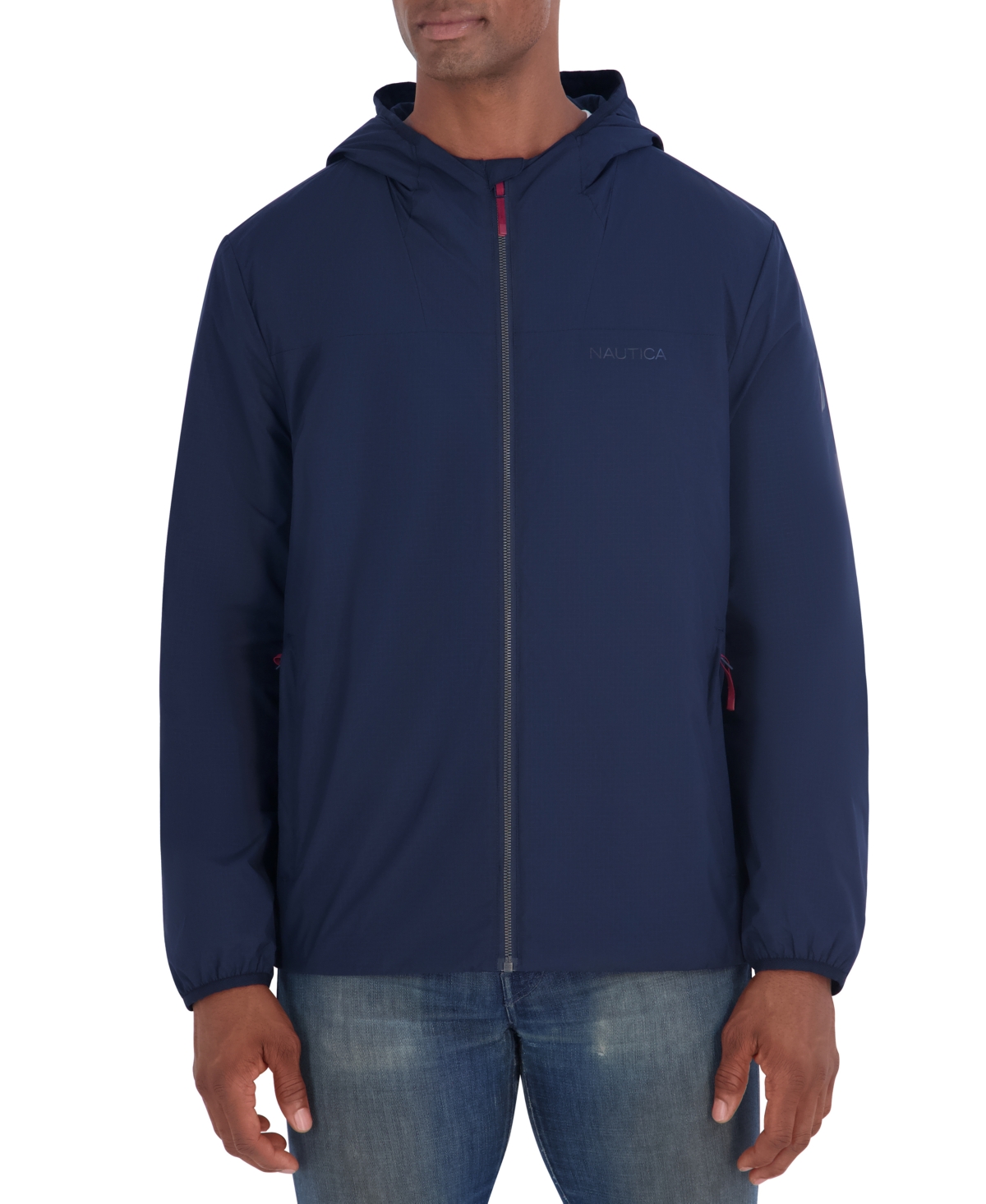 Click here for Nautica Mens Hooded Transitional Zip Front Jacket... prices