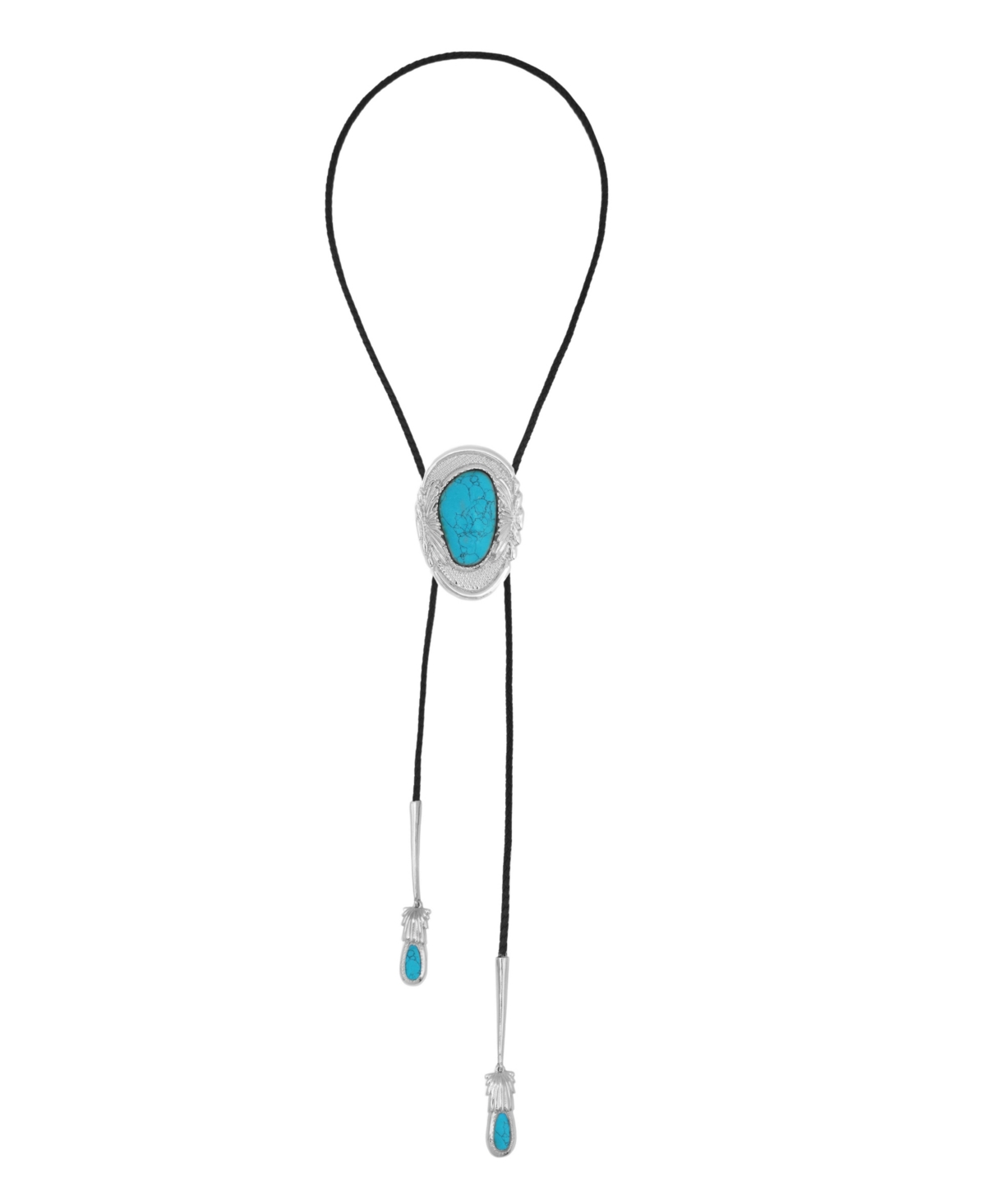 Click here for Petit Moments Dolly Bolo Tie Necklace - Silver/ tu... prices