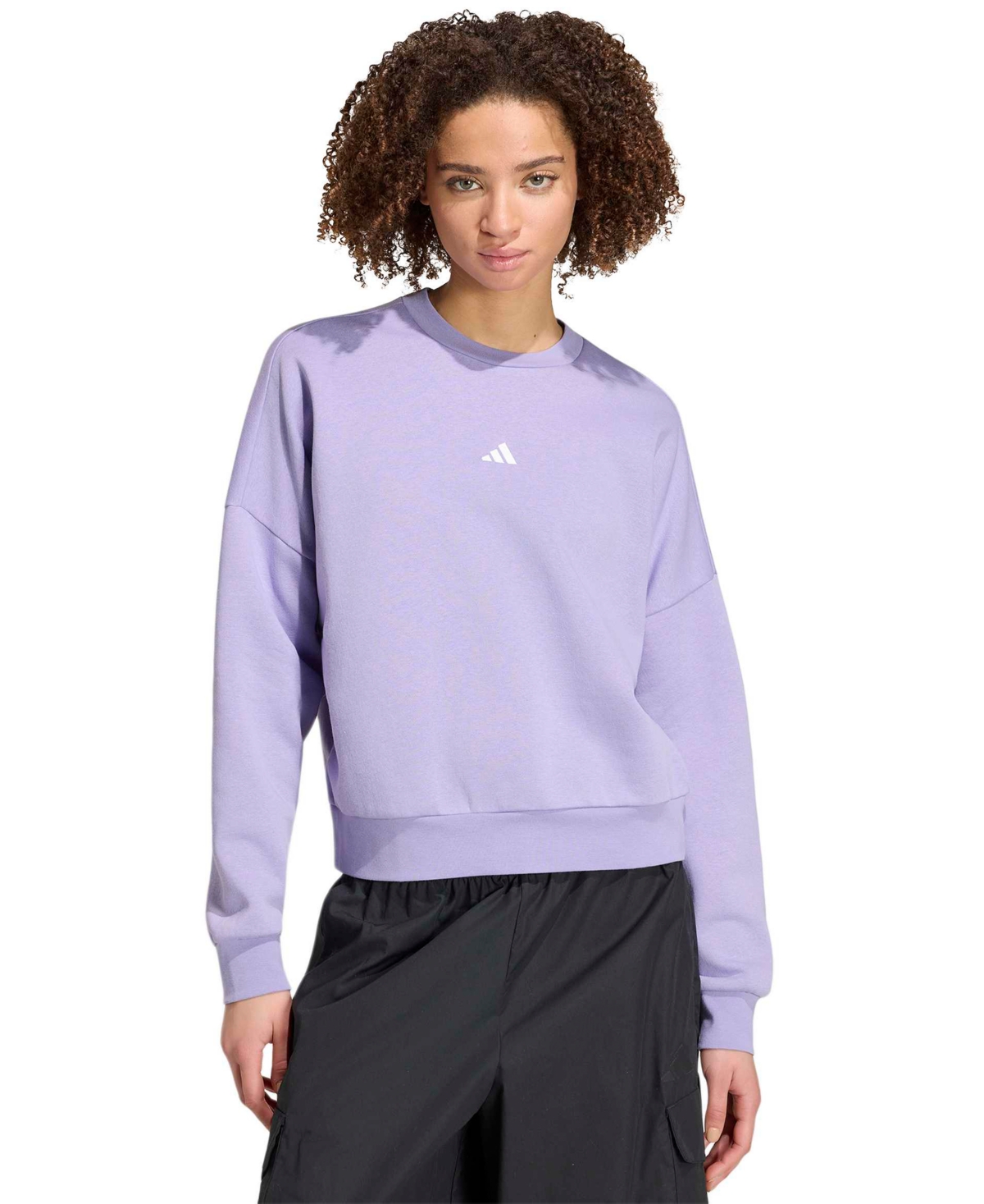 Click here for adidas Womens Essentials Crewneck Small-Logo Sweat... prices