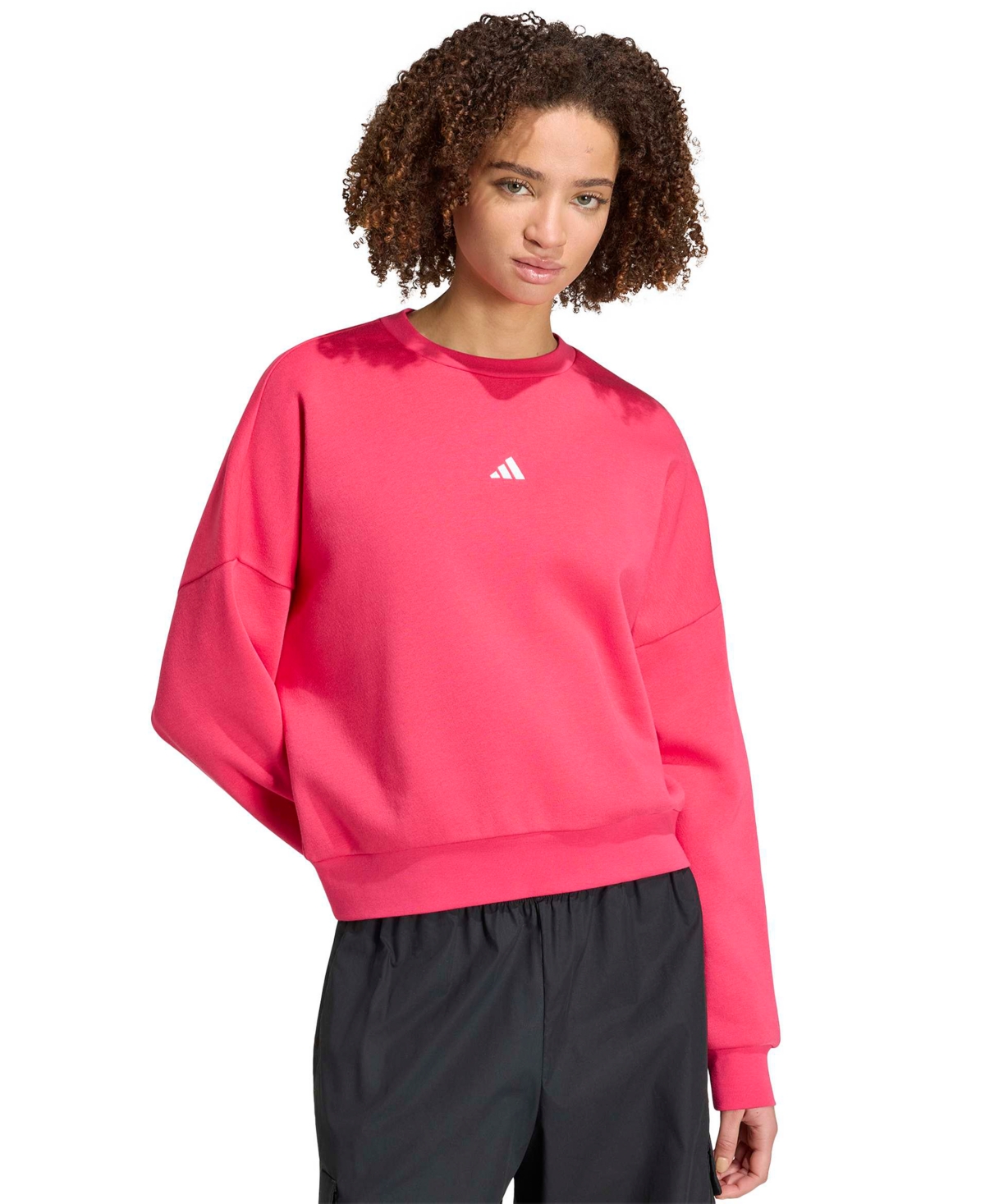 Click here for adidas Womens Essentials Crewneck Small-Logo Sweat... prices