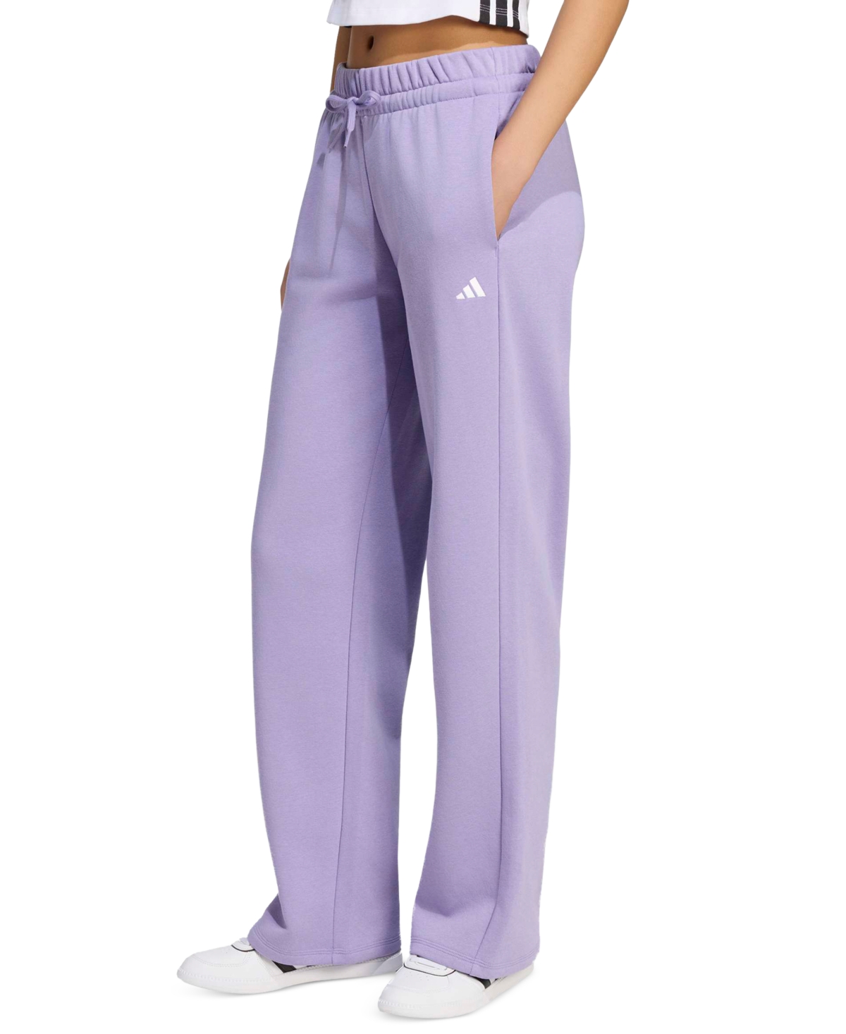 Click here for adidas Womens Essentials Feel Cozy Mid-Rise Open-H... prices