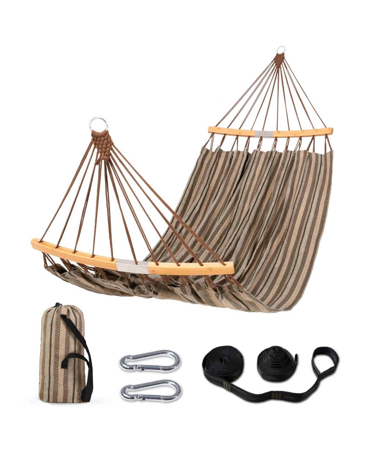 Click here for Double Hammock With Spreader Bar Portable Outdoor... prices