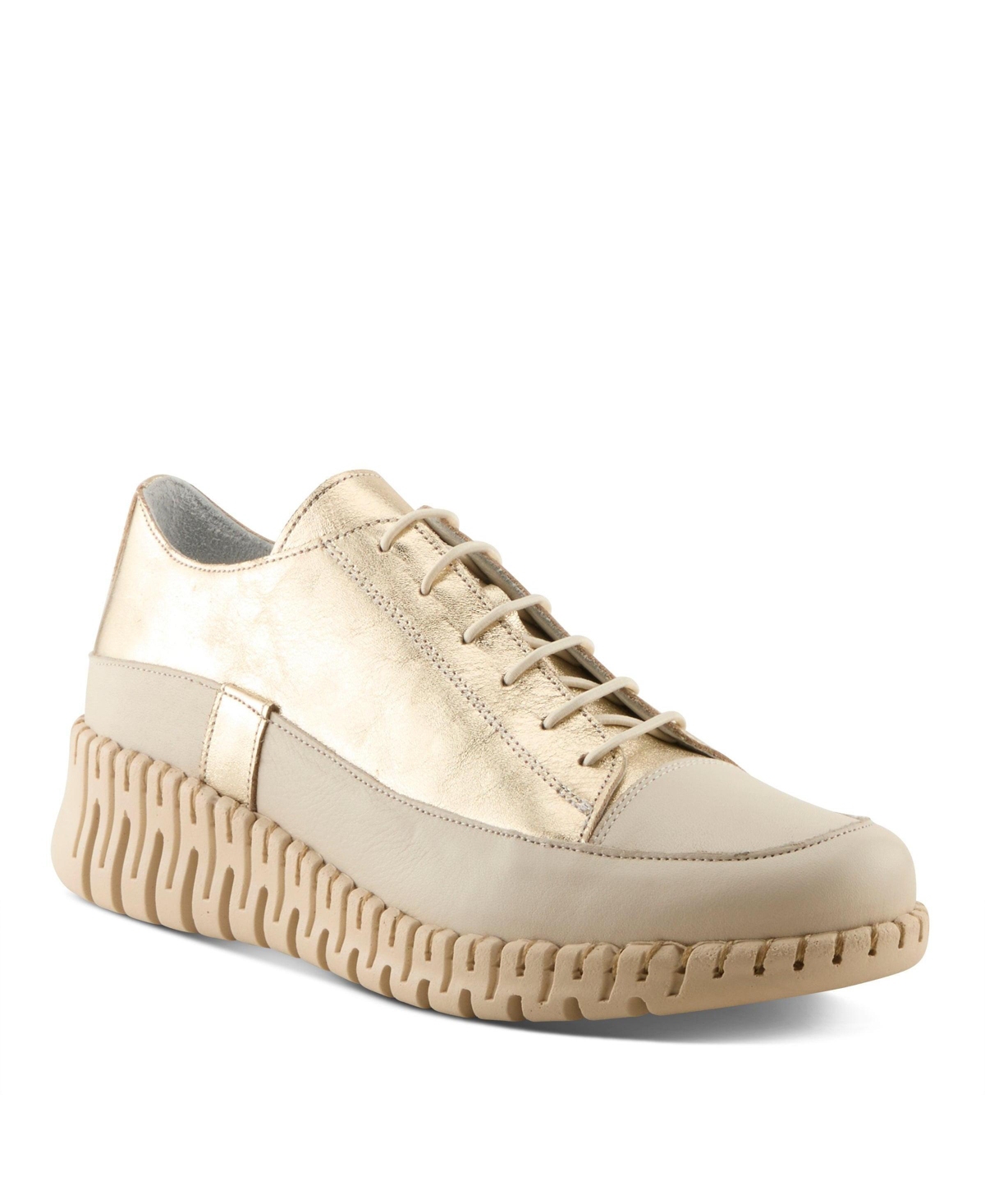 Click here for Spring Step Womens Surana-Glo Slip-On Sneaker - Go... prices