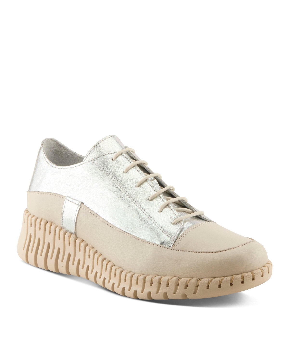 Click here for Spring Step Womens Surana-Glo Slip-On Sneaker - Si... prices