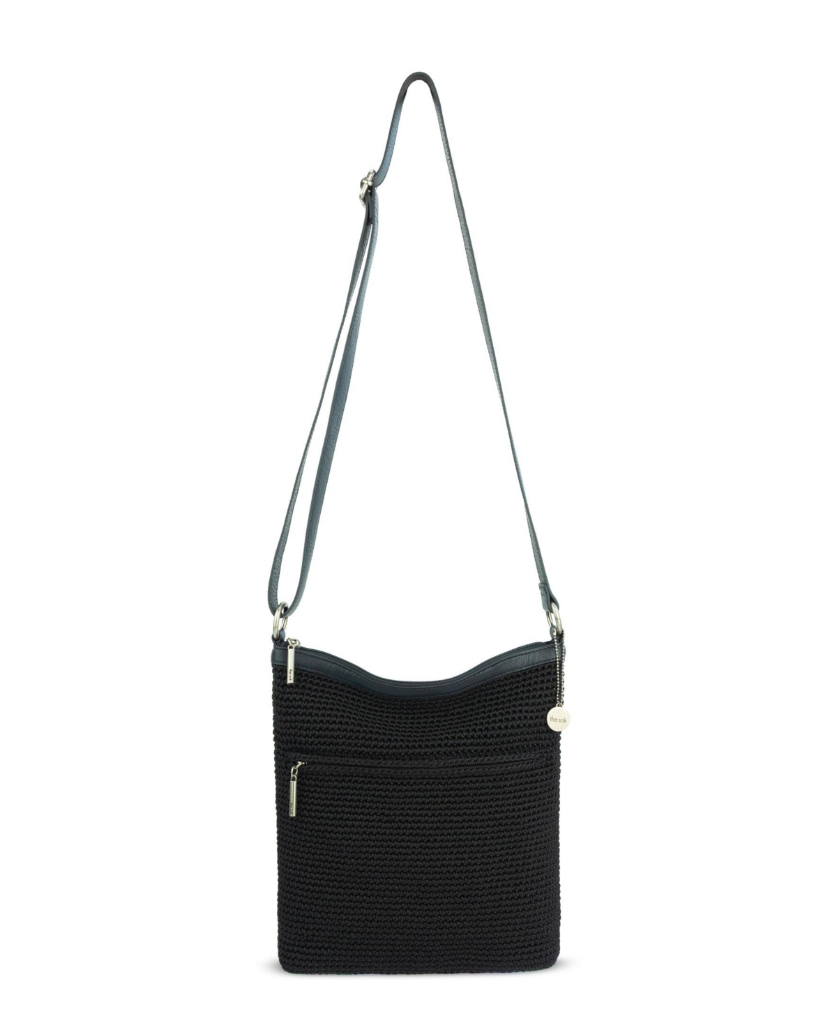 Click here for The Sak Lucia Crochet Small Crossbody Handbag - Bl... prices