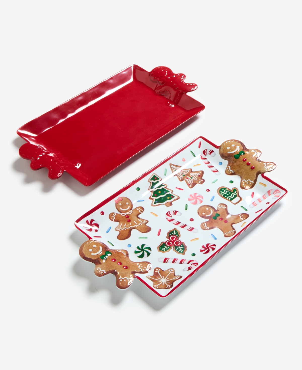 Click here for Tinsel And Frost Melamine Gingerbread Tray  Set of... prices