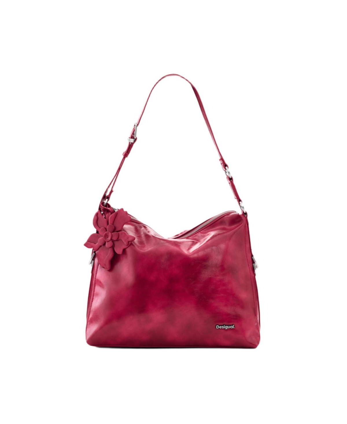 Click here for Desigual Womens Large Faux Leather Bag - Red prices