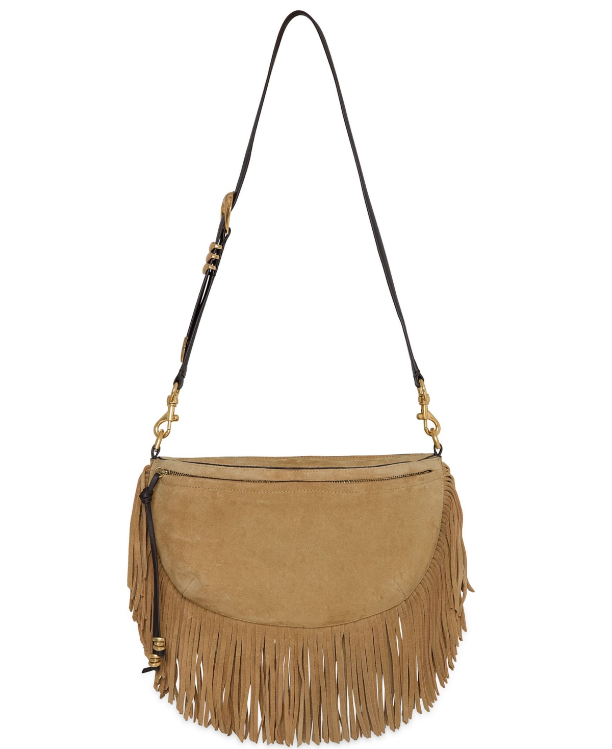 Click here for Rebecca Minkoff Billie Large Fringe Leather Sling... prices