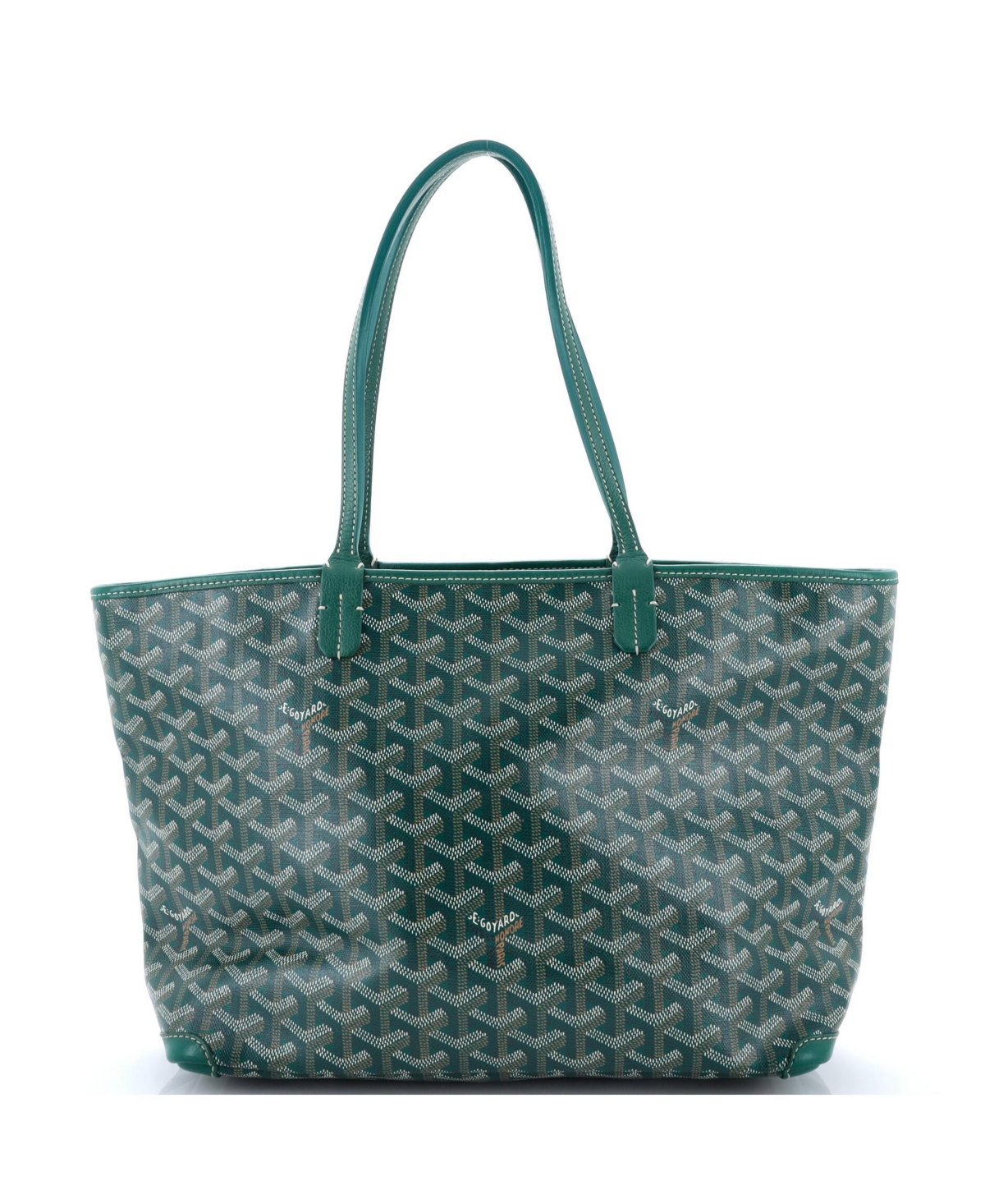 Click here for Pre-Owned Goyard Pm Artois Tote Coated Canvas - Gr... prices