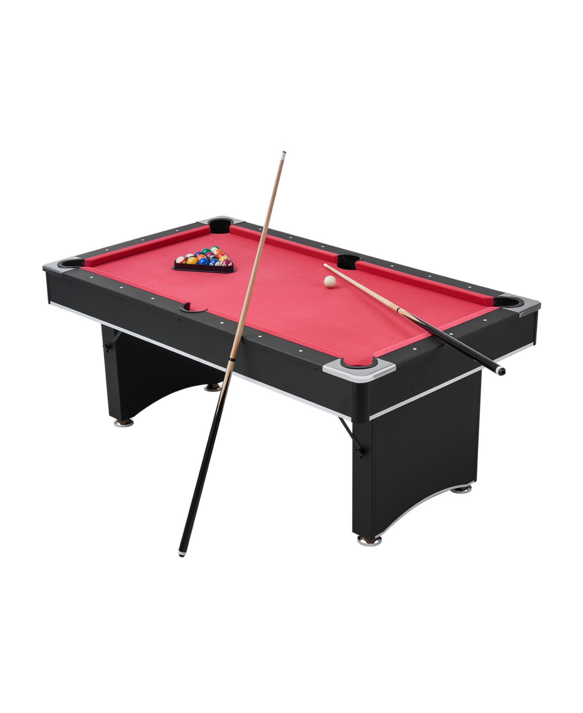 Click here for Sevorley 6 ft Portable Pool Table Set with Balls... prices