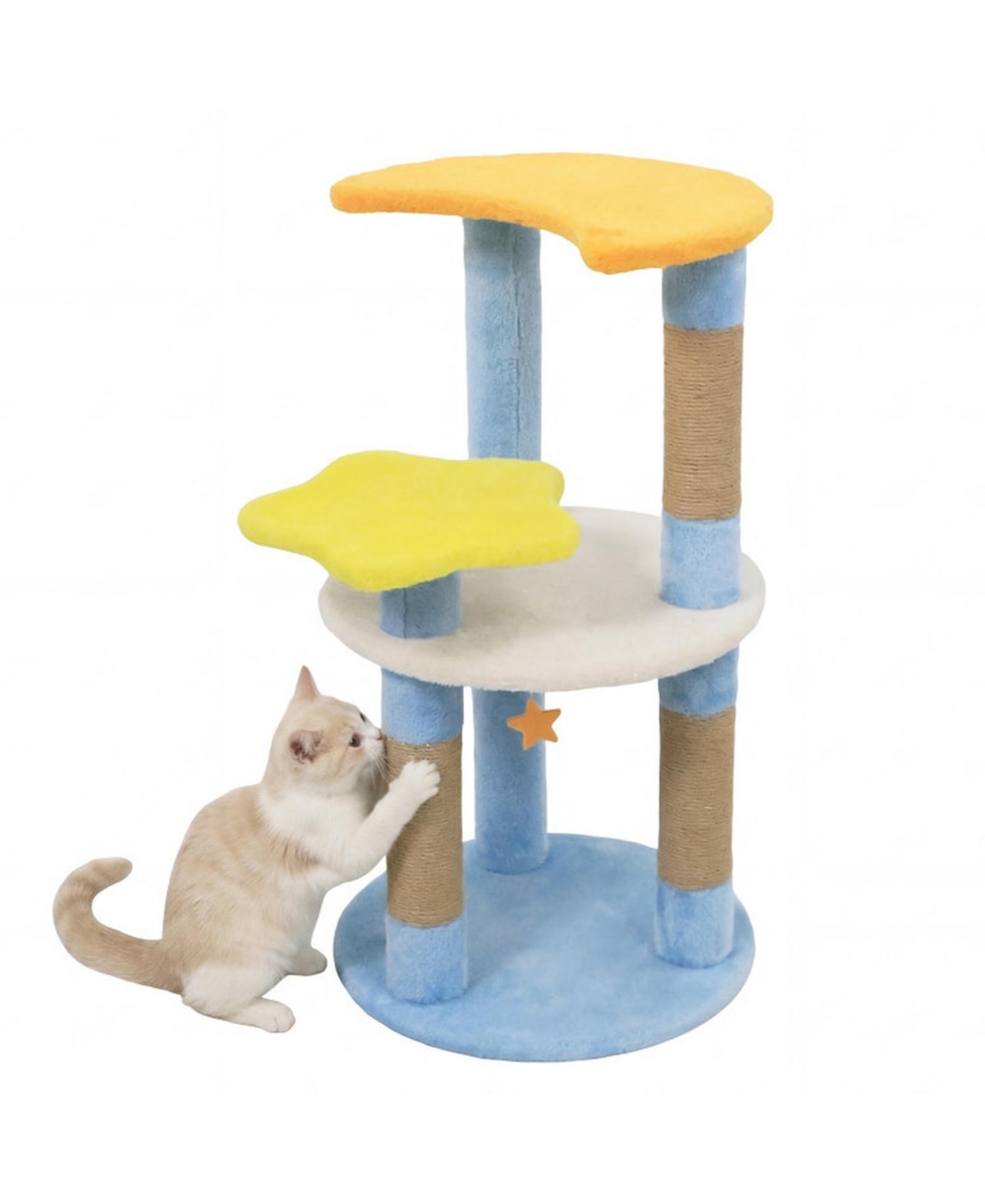 Click here for Hongge 29 Inch Modern Cat Tree with Star and Moon... prices
