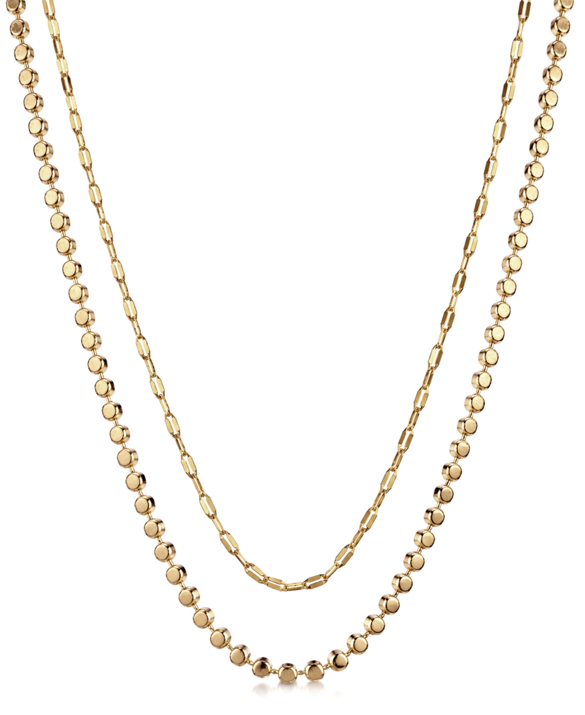 Click here for And Now This 18K Gold Plated Layered Necklace - Go... prices