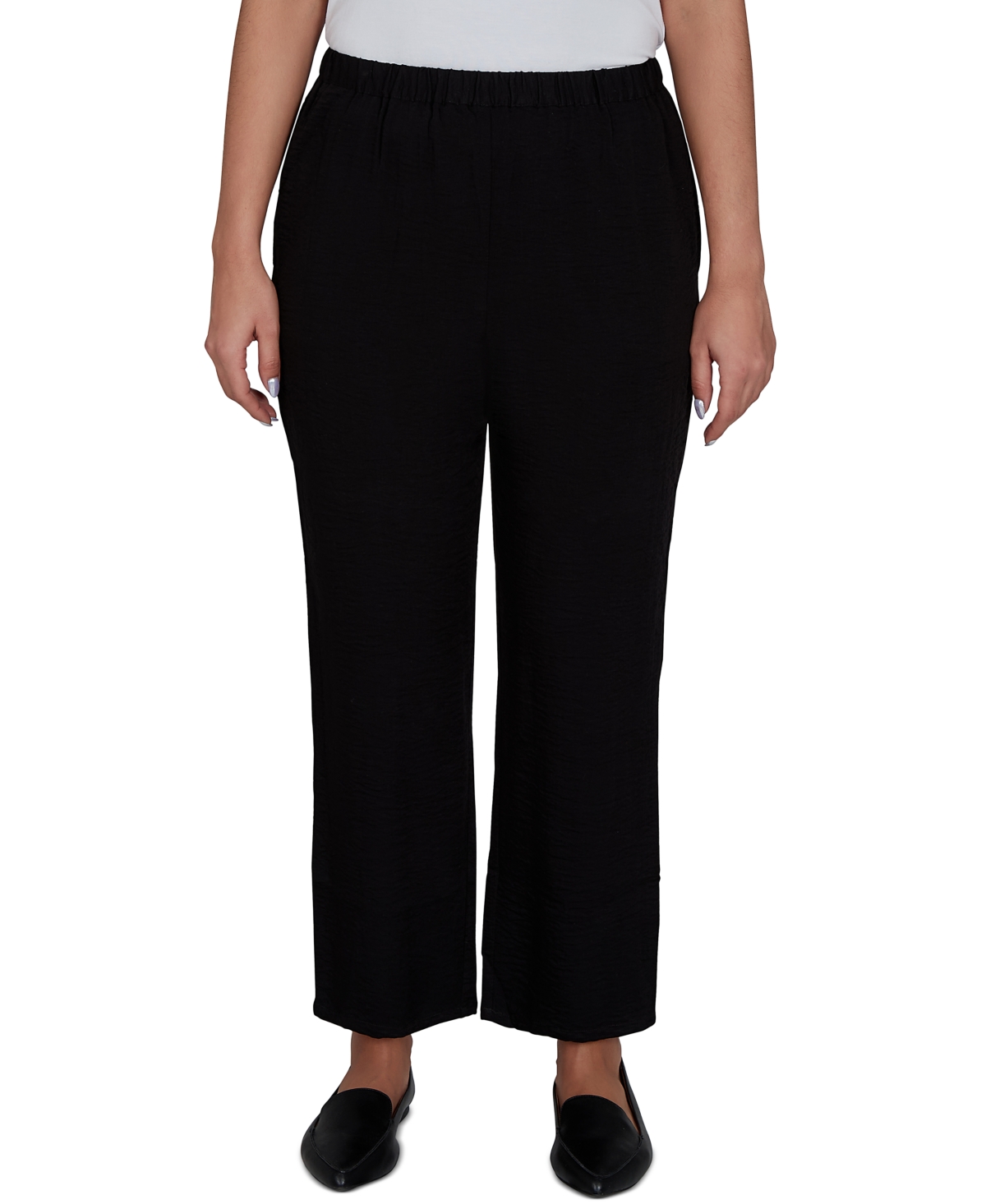 Click here for Alfred Dunner Petite Travel Advisory Pull-On Elast... prices