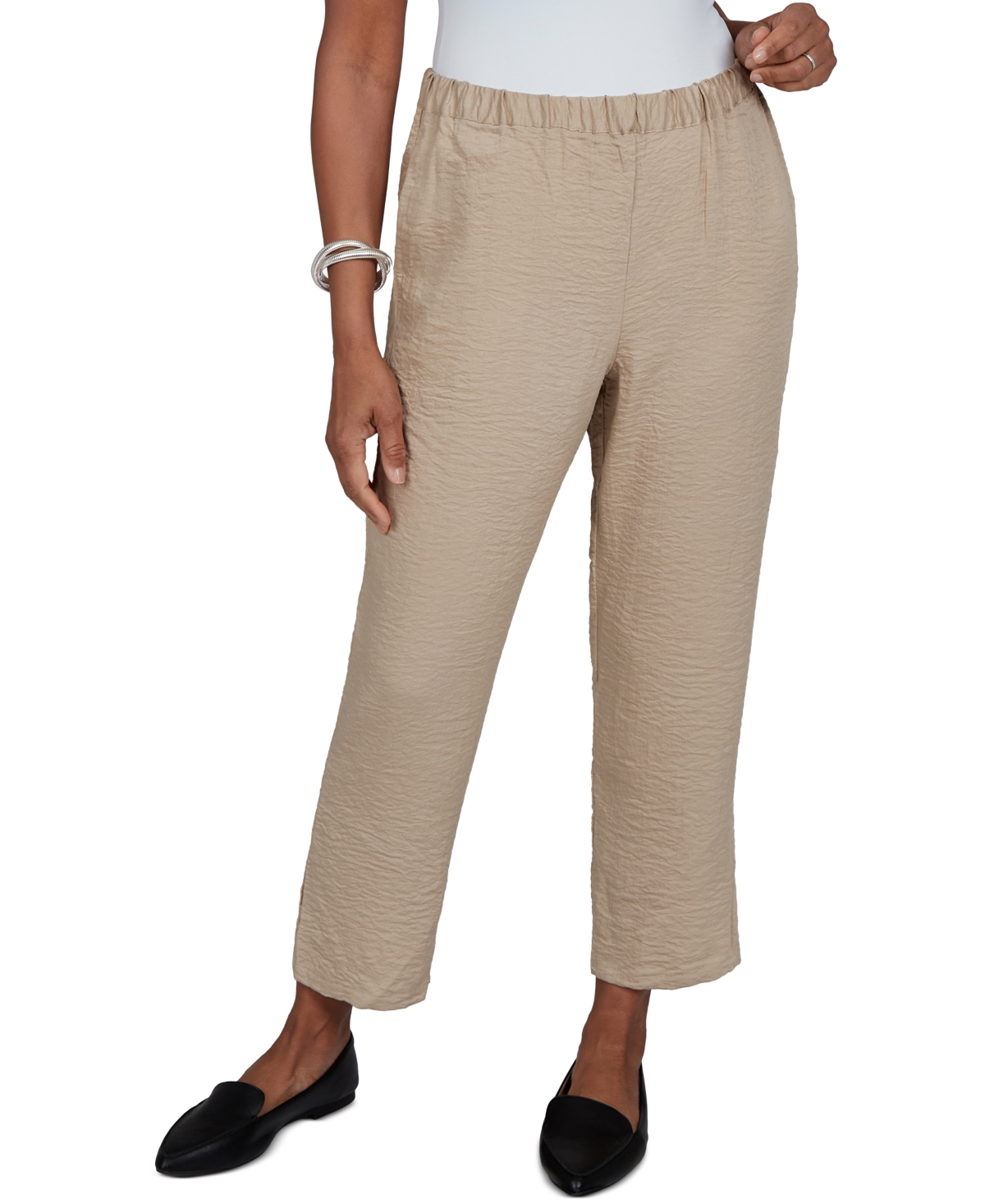 Click here for Alfred Dunner Petite Travel Advisory Pull-On Elast... prices