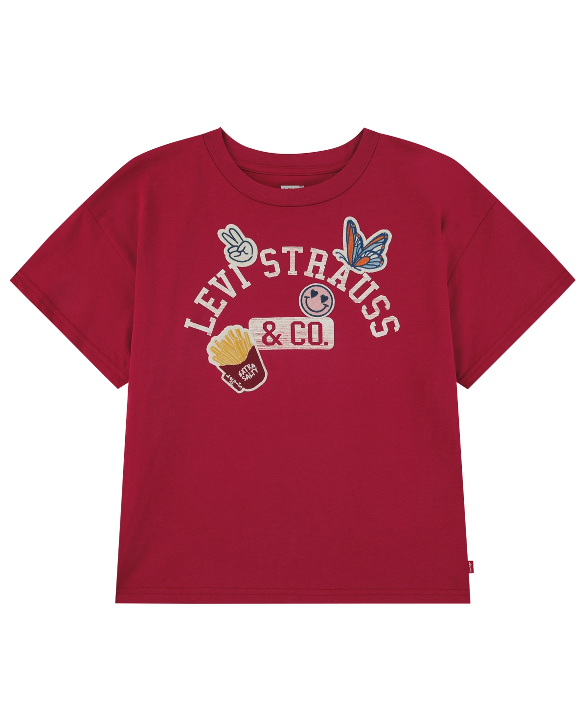 Click here for Levis Toddler Girls 2T-4T Patches Oversized T-Shir... prices