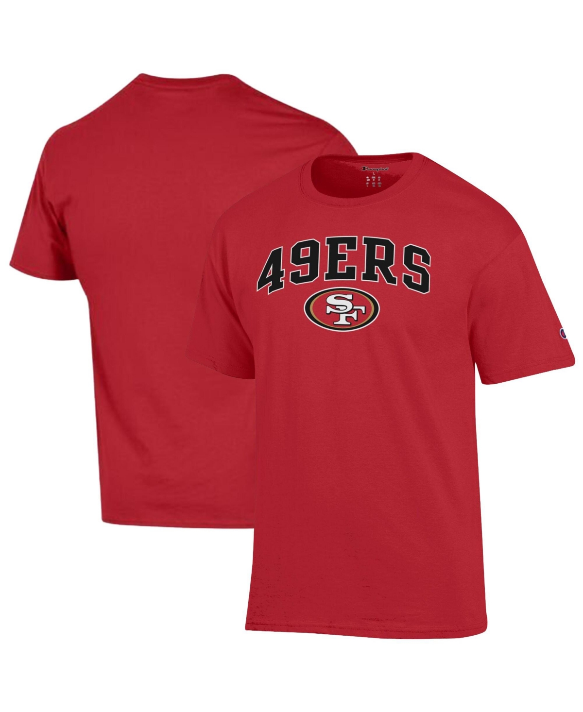 Click here for Champion Mens Scarlet San Francisco 49ers Arch Ove... prices
