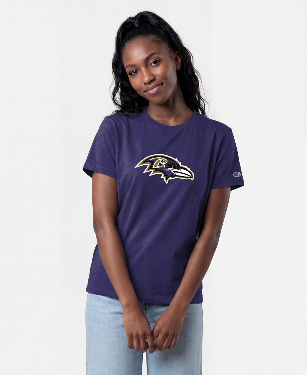 Click here for Champion Womens Purple Baltimore Ravens Logo T-Shi... prices
