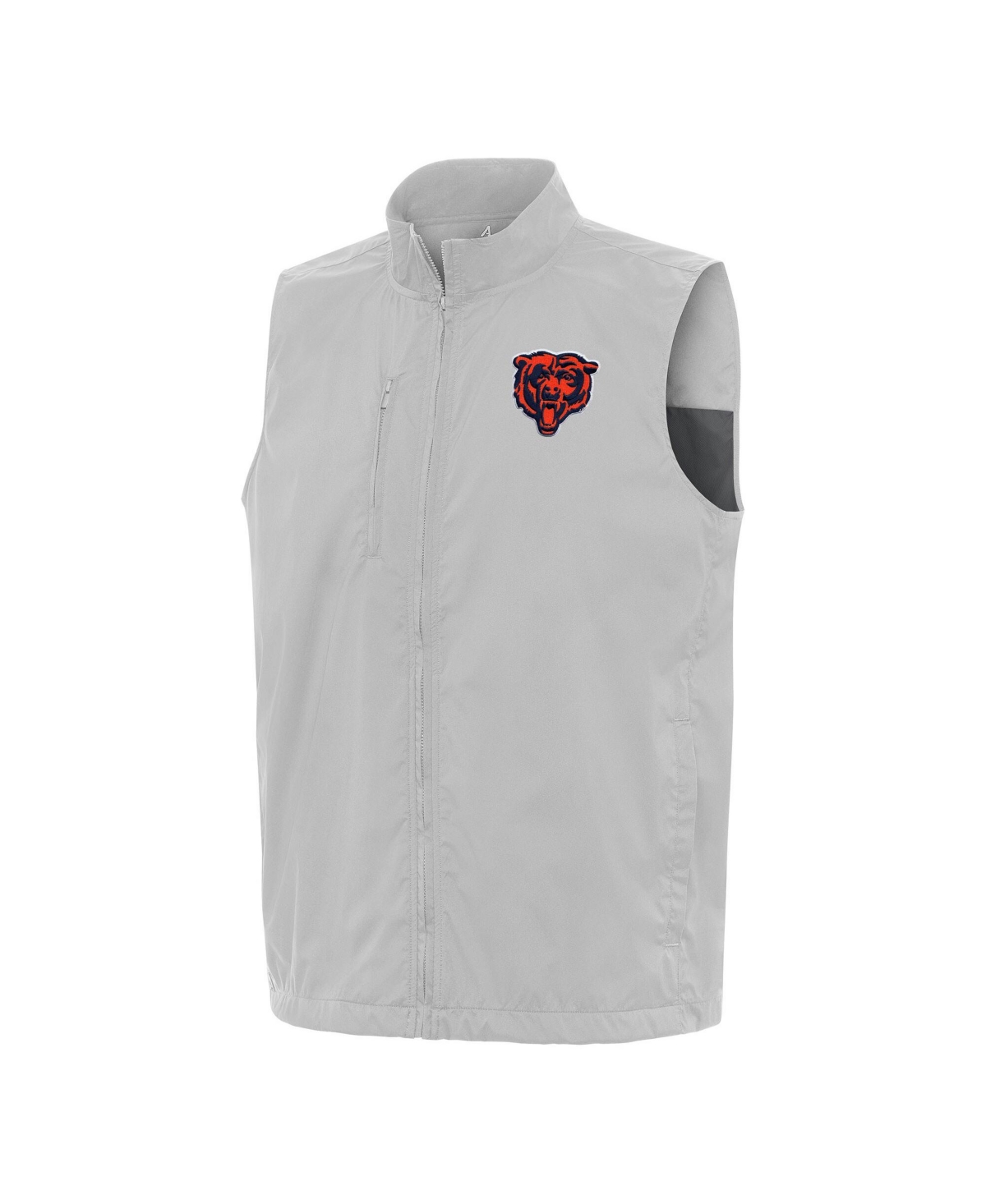 Click here for Antigua Mens Gray Chicago Bears Brisk Full-Zip Ves... prices