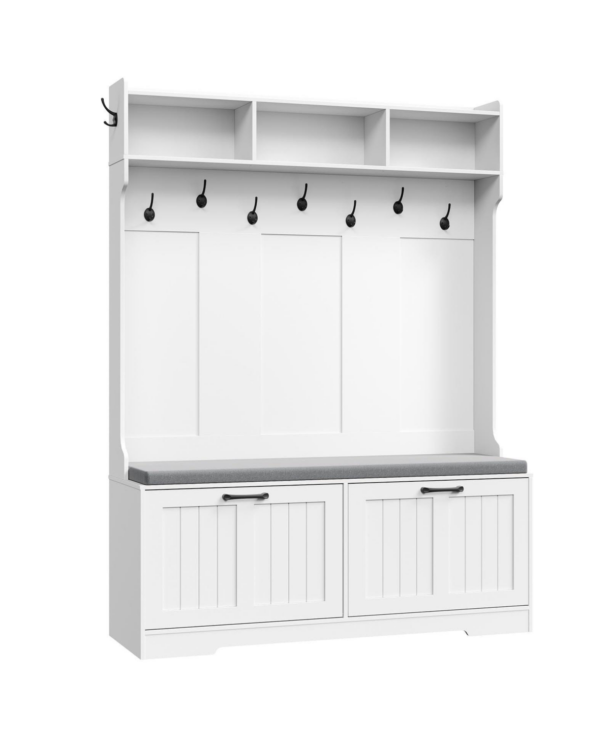 Click here for Slickblue Entryway Hall Tree with Shoe Cabinet  Co... prices