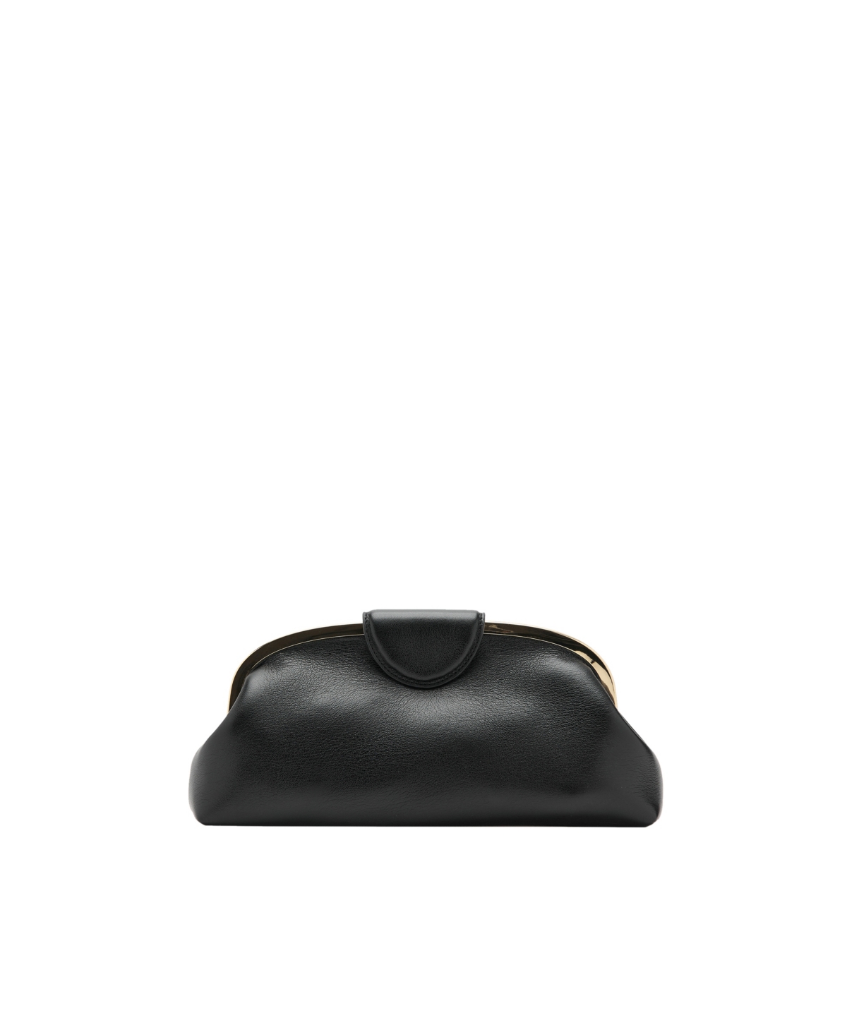 Click here for Mango Womens Metal Detail Clutch Bag - Black prices