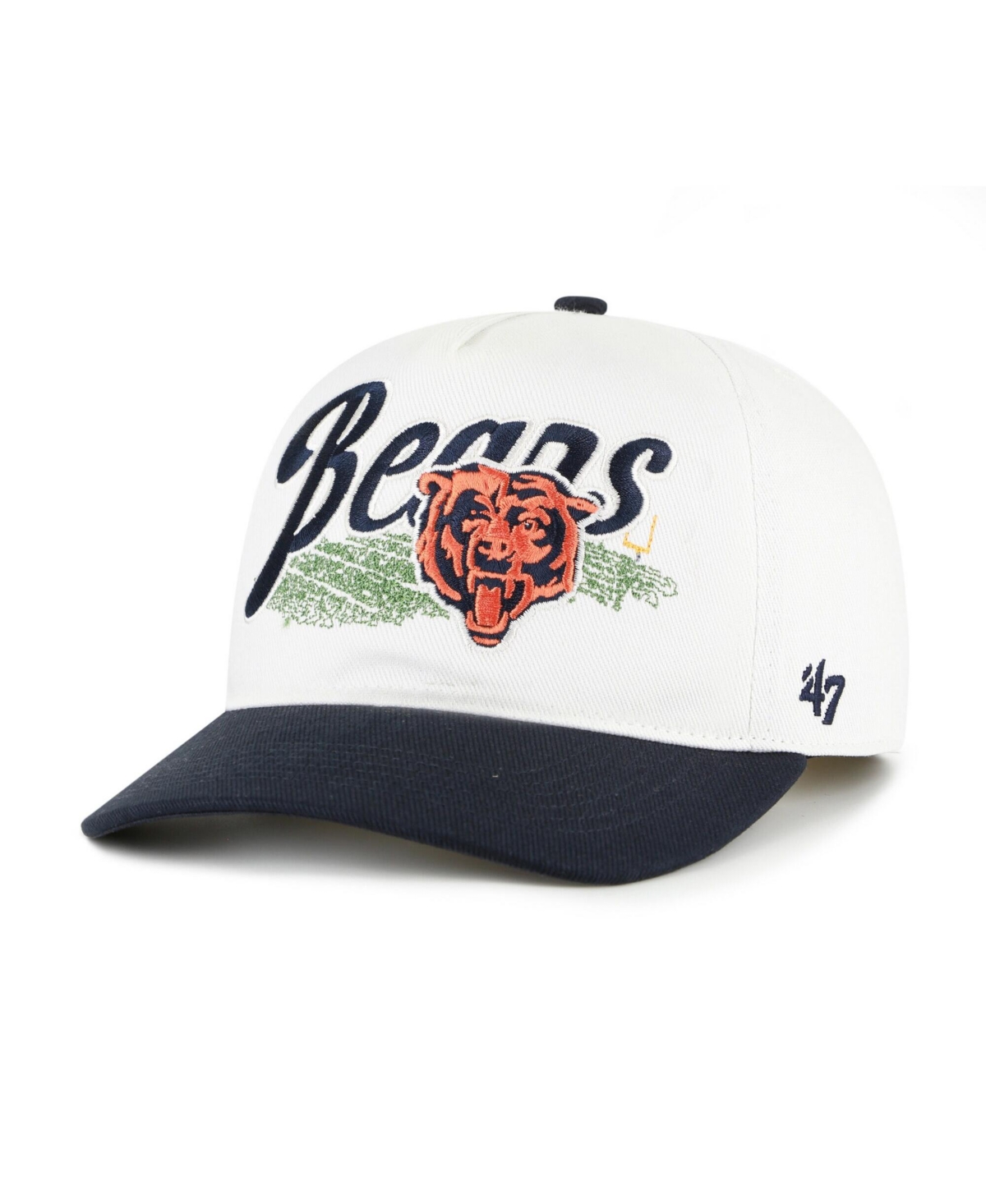 Click here for 47 Brand Mens Cream Chicago Bears Enfield Hitch Ad... prices