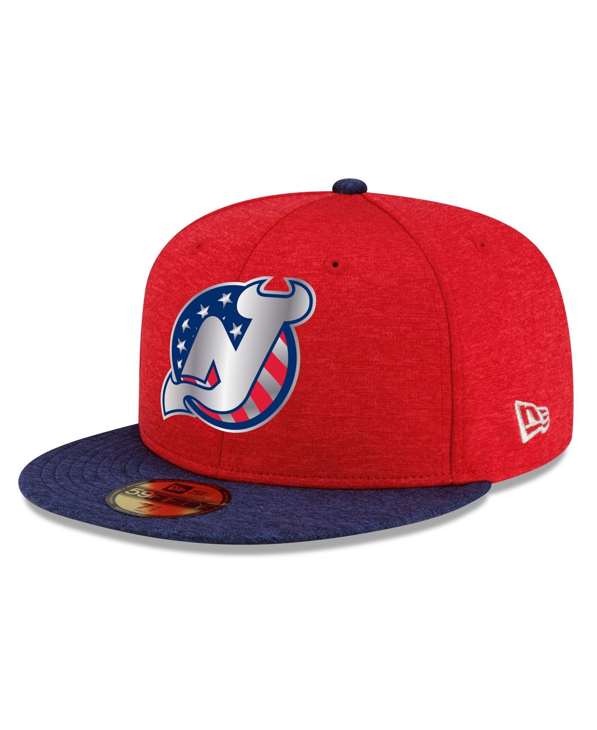 Click here for New Era Mens Heather Red/Navy New Jersey Devils Am... prices