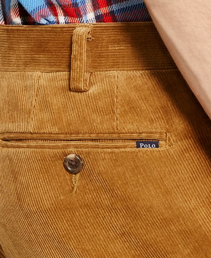 Polo Ralph Lauren Men's Classic-Fit Stretch Corduroy Pants - Macy's