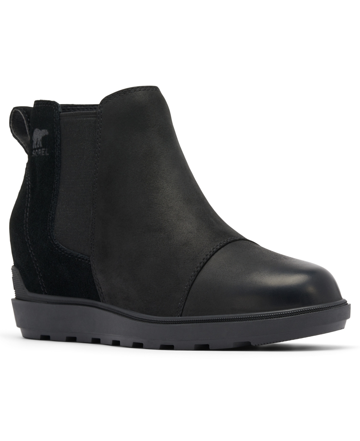 Click here for Sorel Womens Evie Ii Chelsea Slip-On Booties - Bla... prices