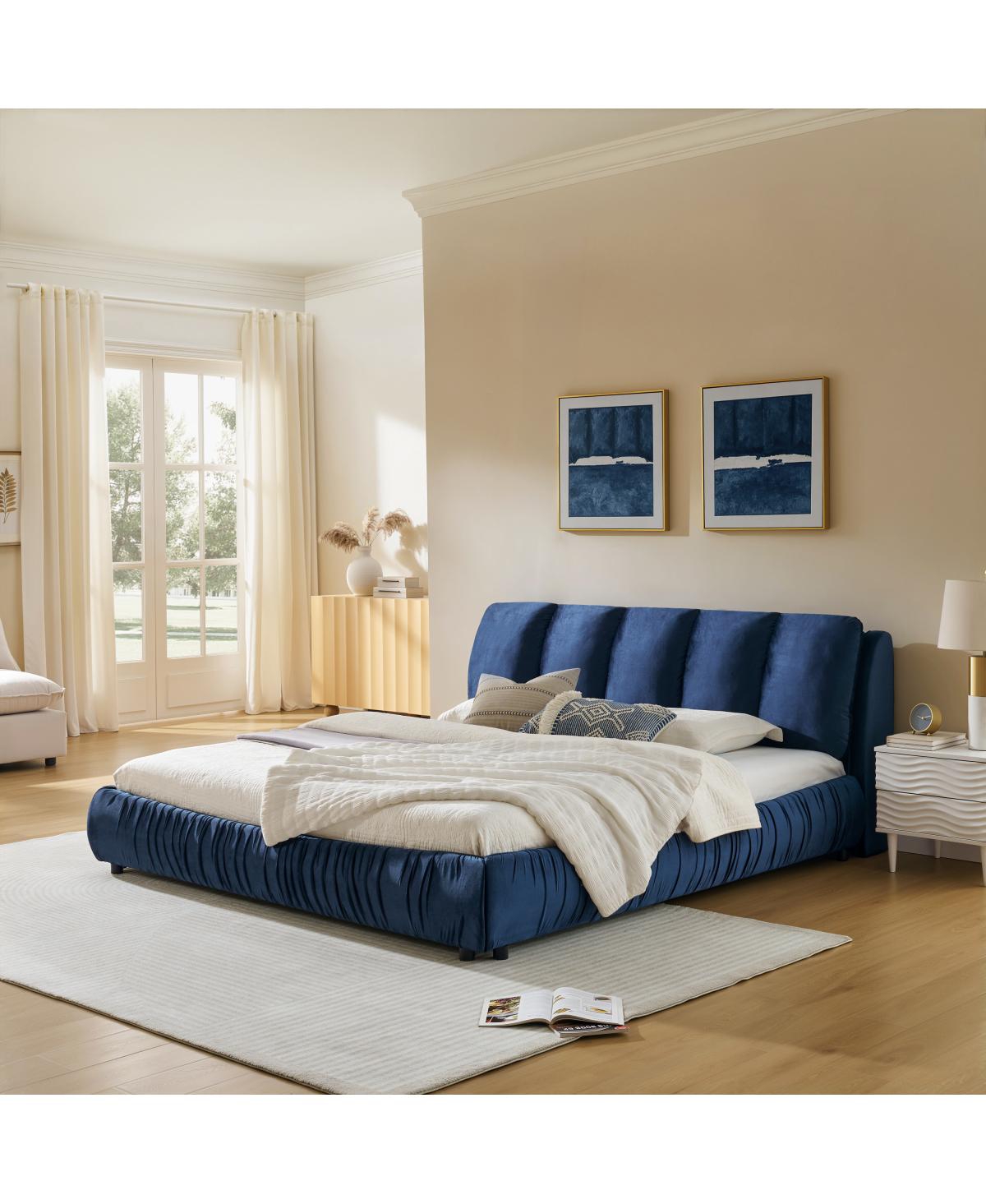 Click here for Streamdale Furniture King Size Upholstered Bed Fra... prices