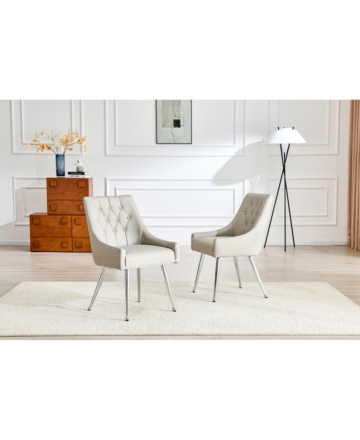 Click here for Streamdale Furniture Diamond Tufted Leather Dining... prices