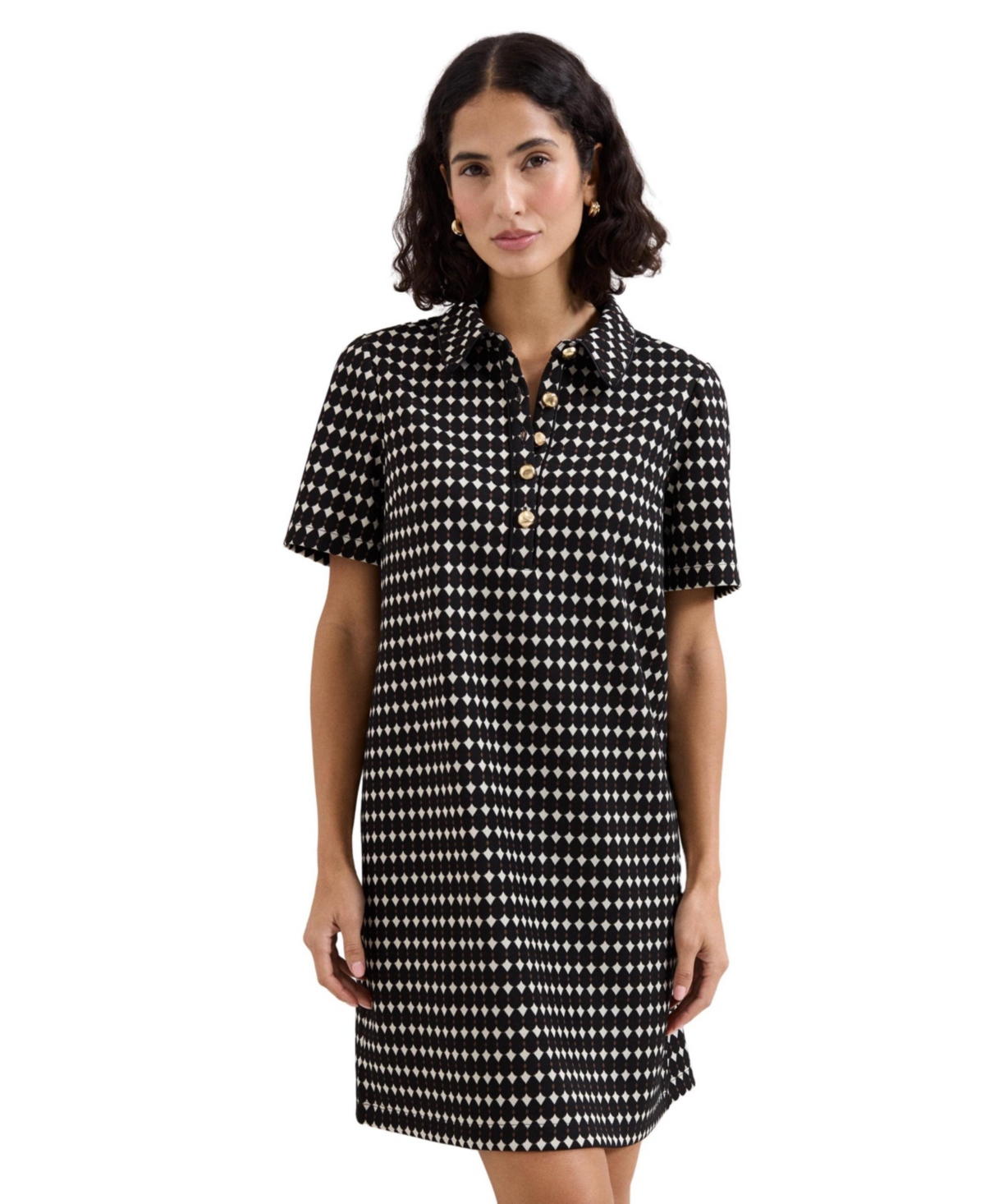 Click here for Phase Eight Womens Vivienne Dress - Black/ivory prices