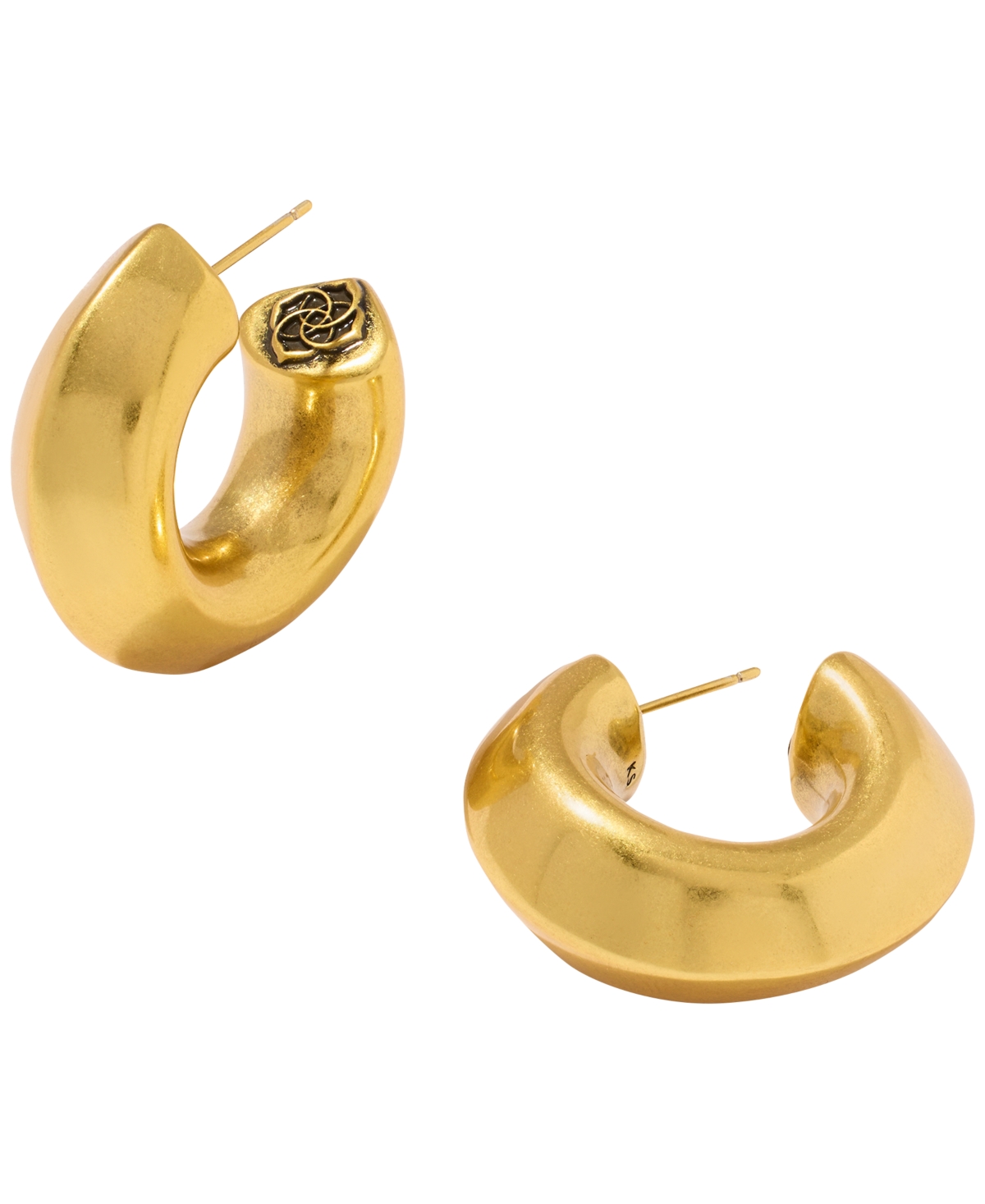 Click here for Kendra Scott Gold-Plated Embry Hoop Earrings - Gol... prices