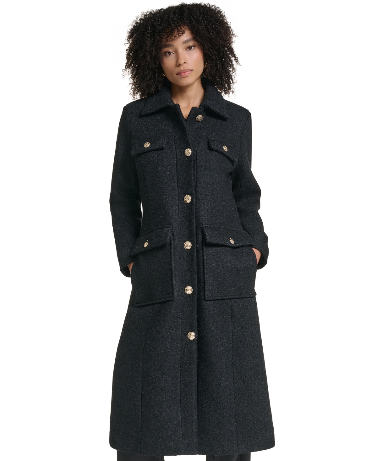 Click here for Karl Lagerfeld Paris Womens Button Front Contrast... prices