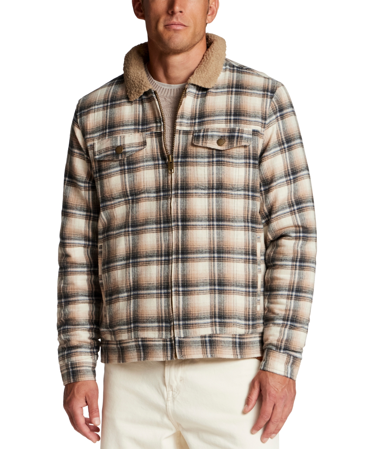 Click here for Weatherproof Vintage Mens Berber Lined Flannel Tru... prices