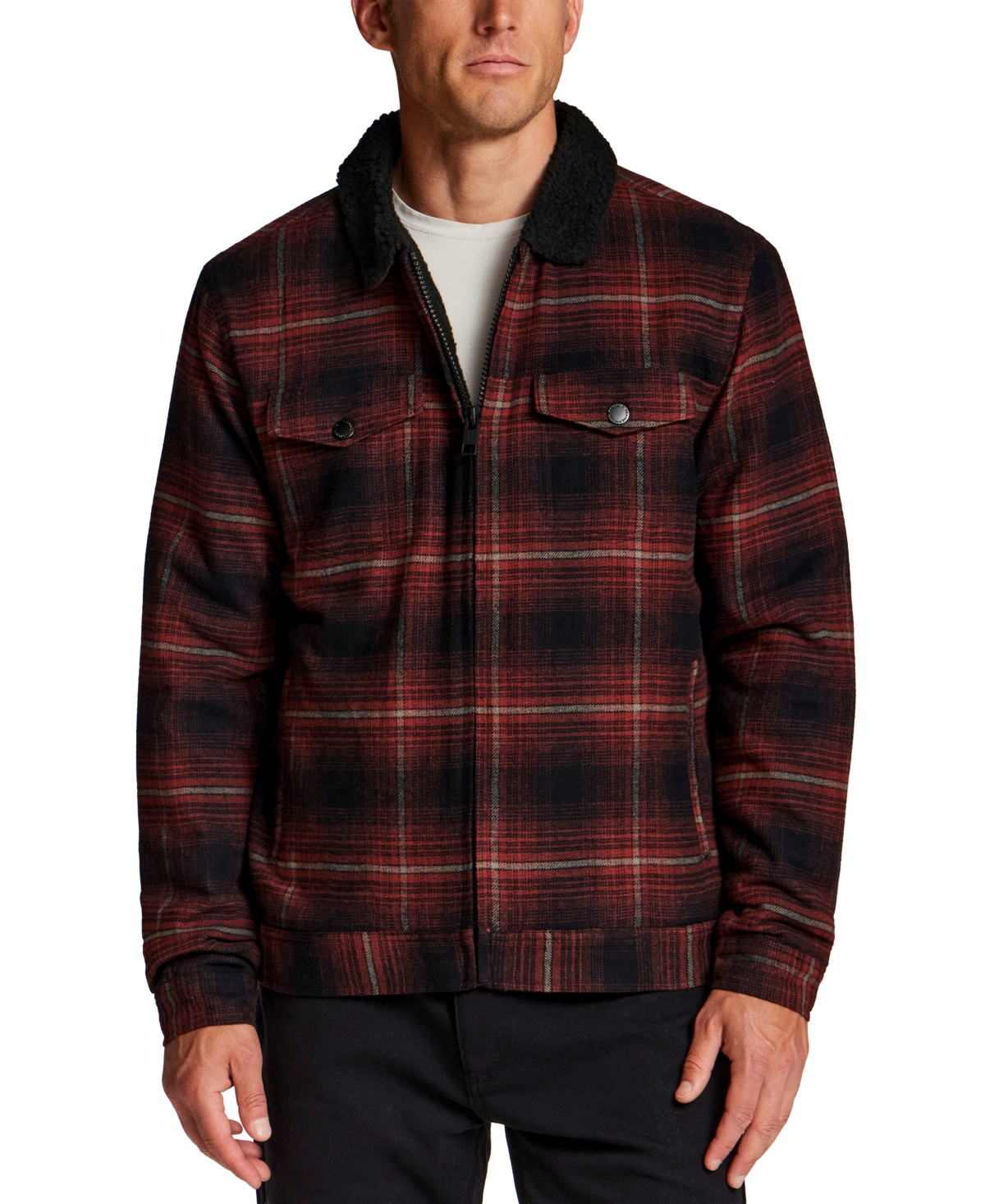 Click here for Weatherproof Vintage Mens Berber Lined Flannel Tru... prices