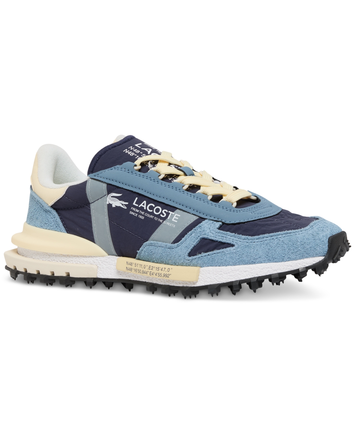 Click here for Lacoste Mens Elite Active Sports Sneakers - Navy/B... prices