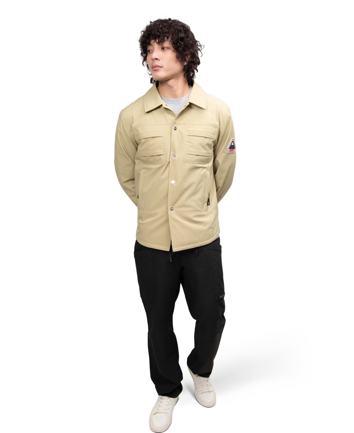 Click here for JACK1T Mens Eden Shirt Jacket - Sand prices