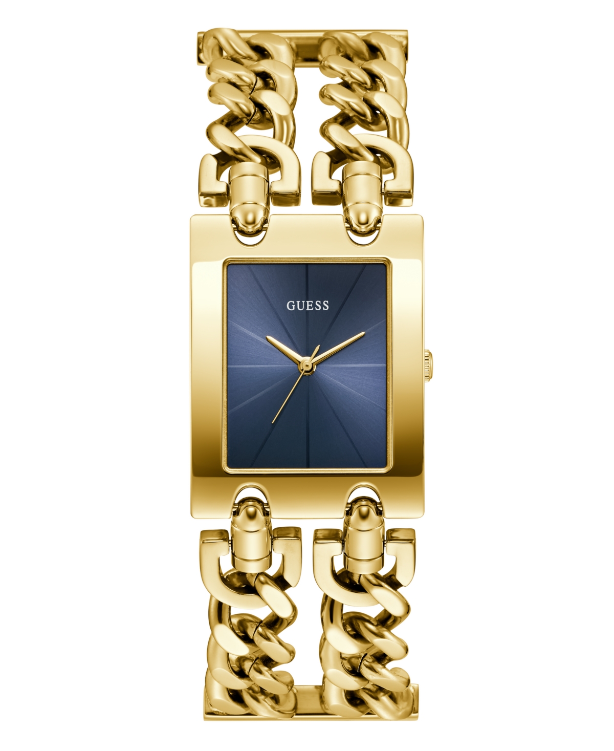 Click here for Guess Womens Quartz Gold-Tone Stainless Steel Watc... prices