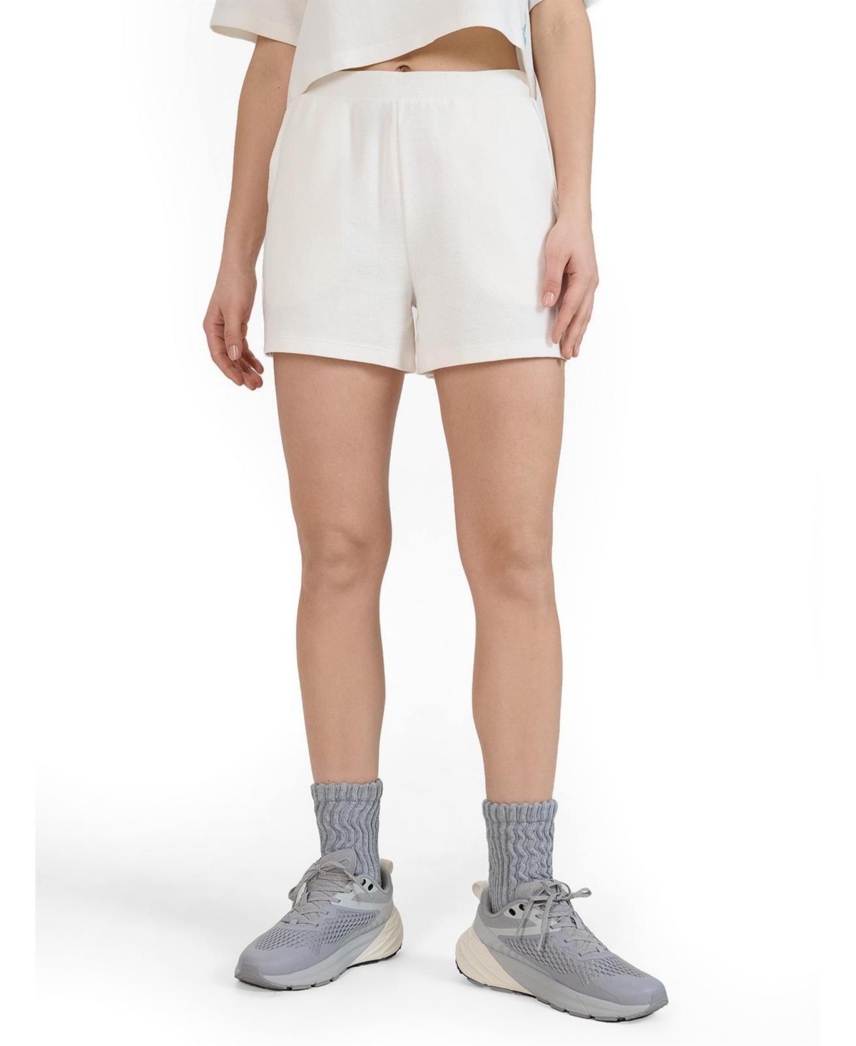 Click here for 4F Womens Waffle Knit Short Sweatpants Regular Fit... prices