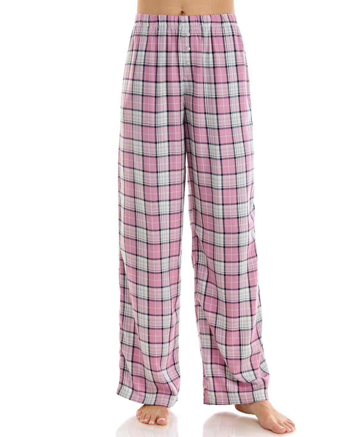 Click here for Roudelain Womens Yarn-Dyed Flannel Open-Leg Sleep... prices