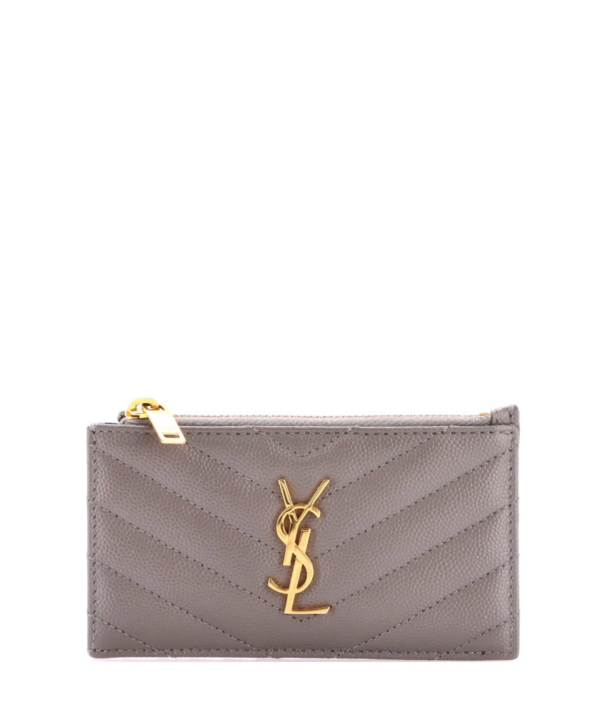 Click here for Pre-Owned Saint Laurent Monogram Fragments Zip Car... prices