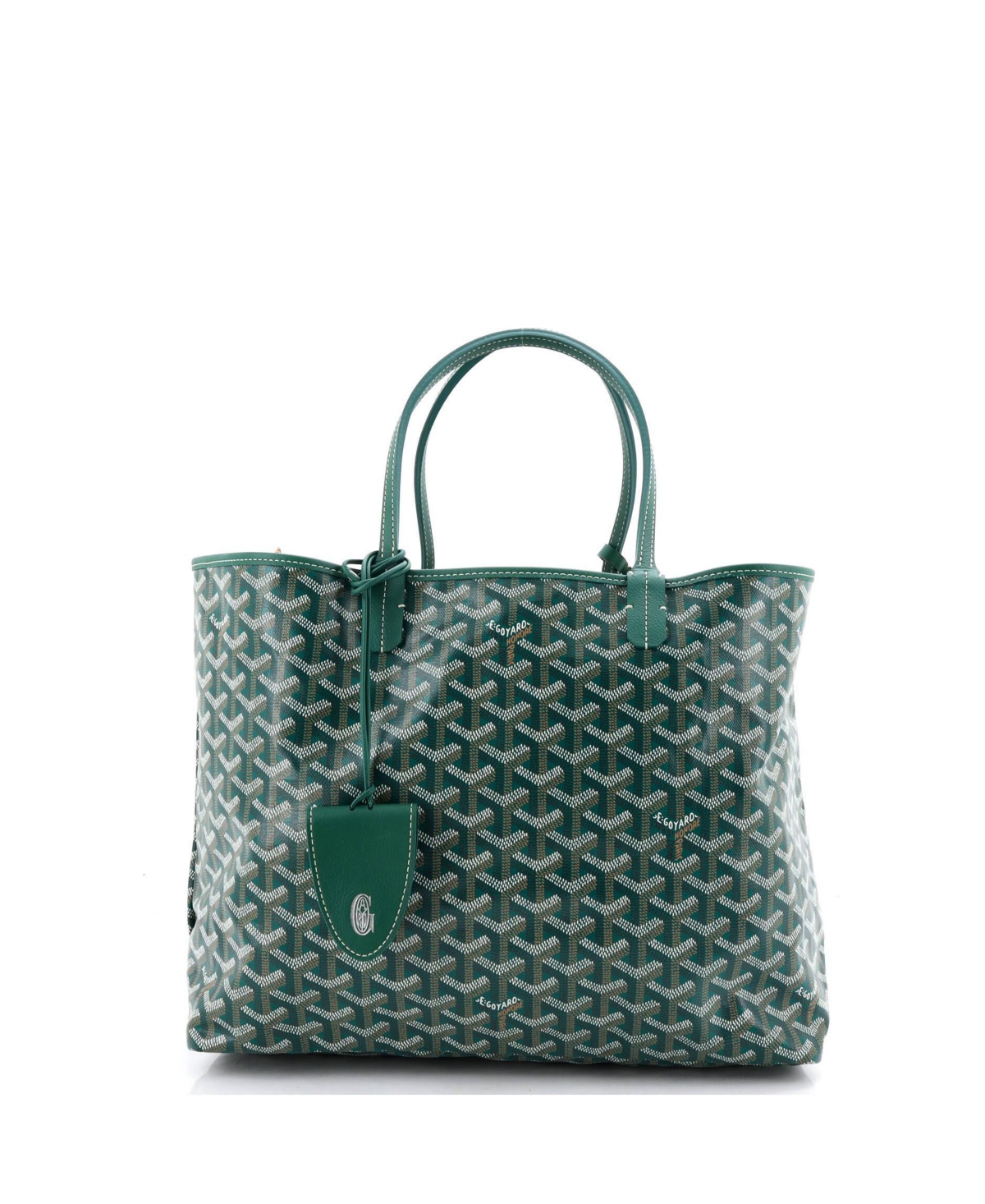 Click here for Pre-Owned Goyard Pm Saint Louis Tote Coated Canvas... prices