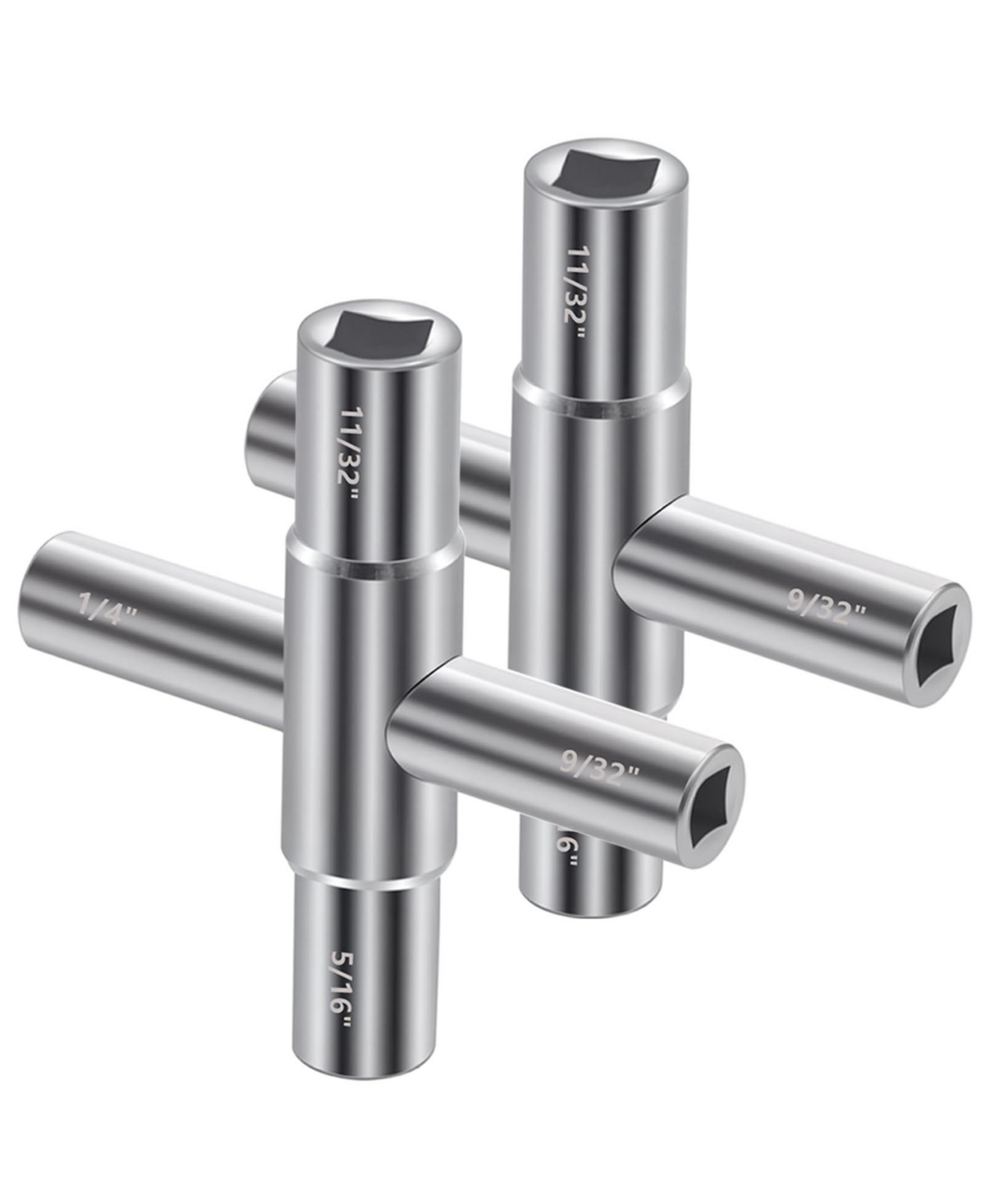 Click here for Xdovet 4 Way Sillcock Key Set 2pieces - Silver prices