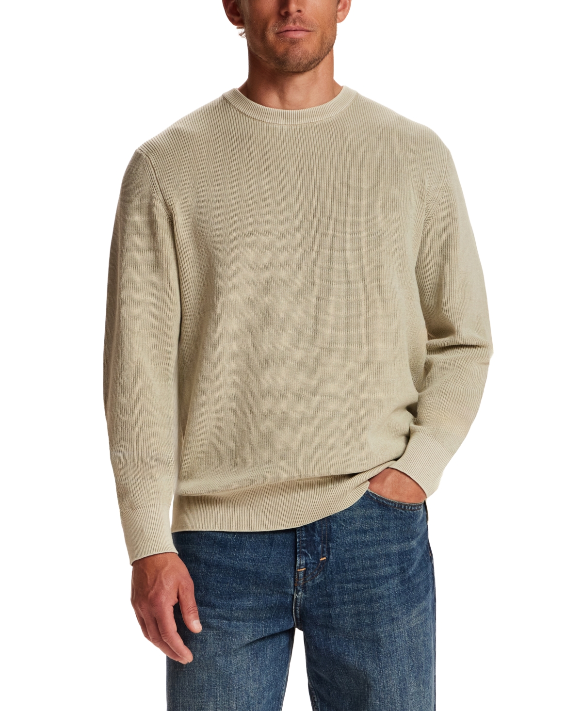 Click here for Weatherproof Vintage Mens Rib Knit Stonewash Sweat... prices