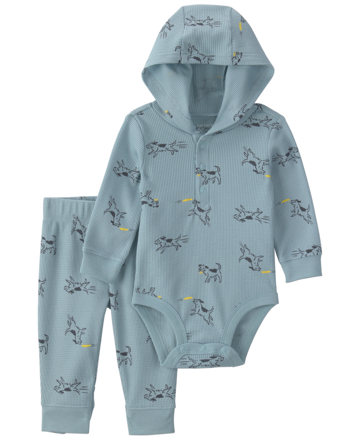 Click here for Carters Baby Boys Dog Thermal Long-Sleeve Bodysuit... prices