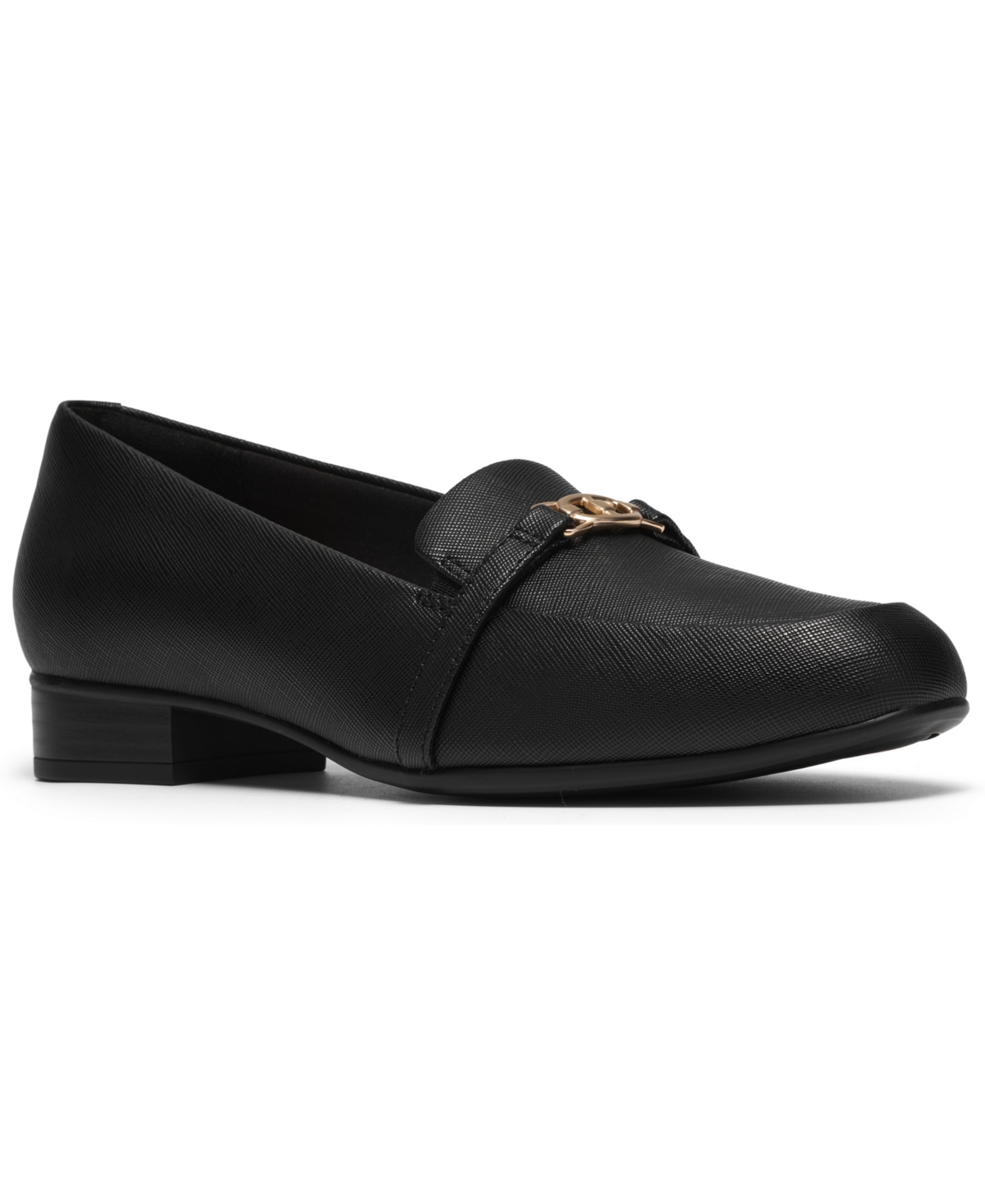 Click here for Clarks Womens Juliet Teagan Slip-On Loafers - Blac... prices