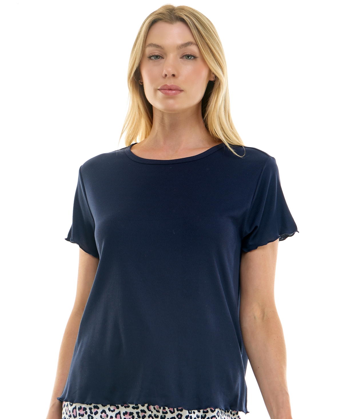 Click here for Roudelain Womens Rib Short-Sleeve Crewneck Lounge... prices