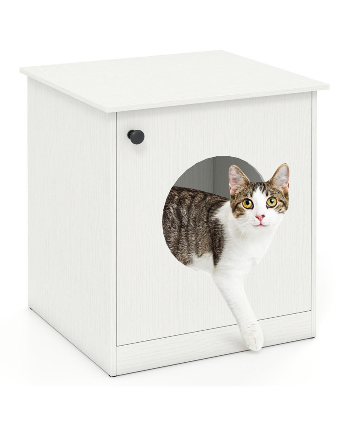 Click here for Sugift Modern Cat Litter Box Enclosure Side Table... prices