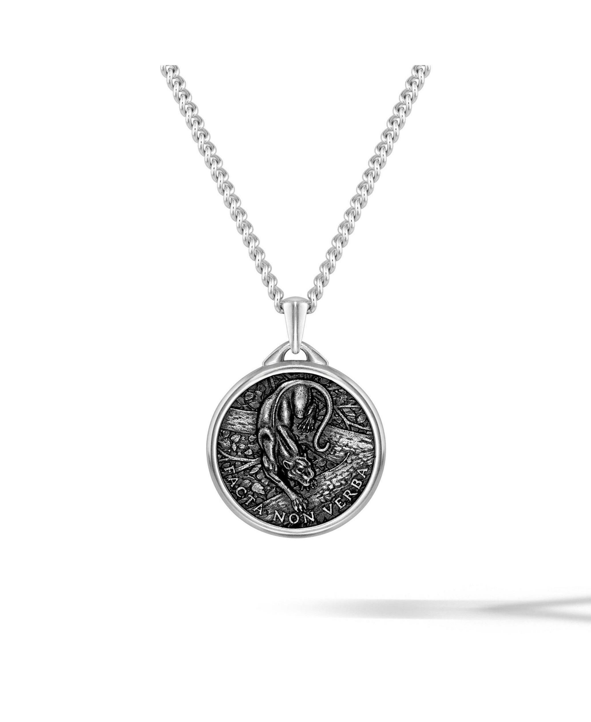 Click here for Vincero Mens Panther Pendant - Sterling Silver Nec... prices